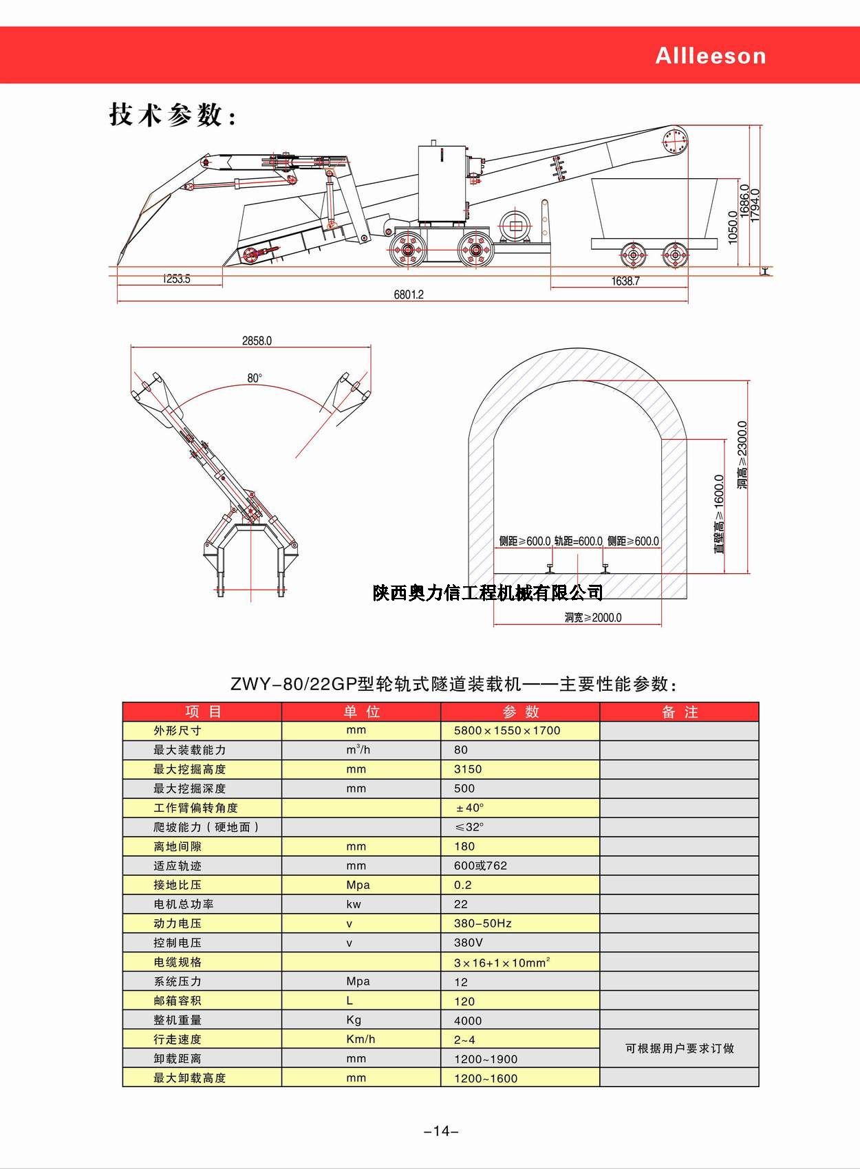 ZWY-80/22GP轮轨式隧道装载机-隧道装载机系列-铣挖机_扒渣机_陕西奥力信工程机械有限公司官方网站